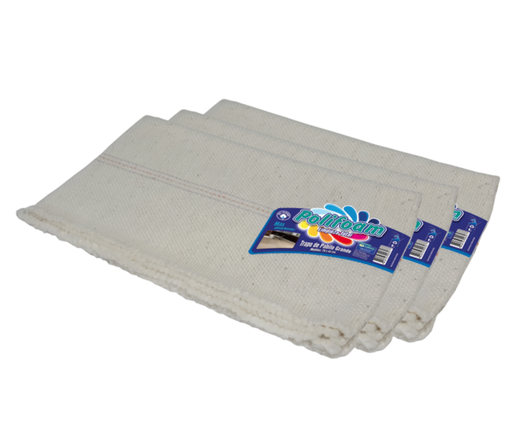 Trapo prensado color AZUL – Polifoam
