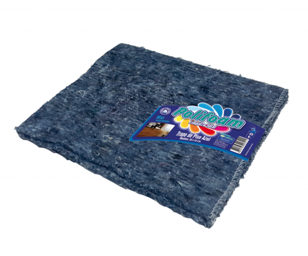 Trapo prensado color AZUL – Polifoam